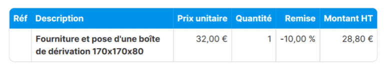 Comment faire une facture avec remise facilement